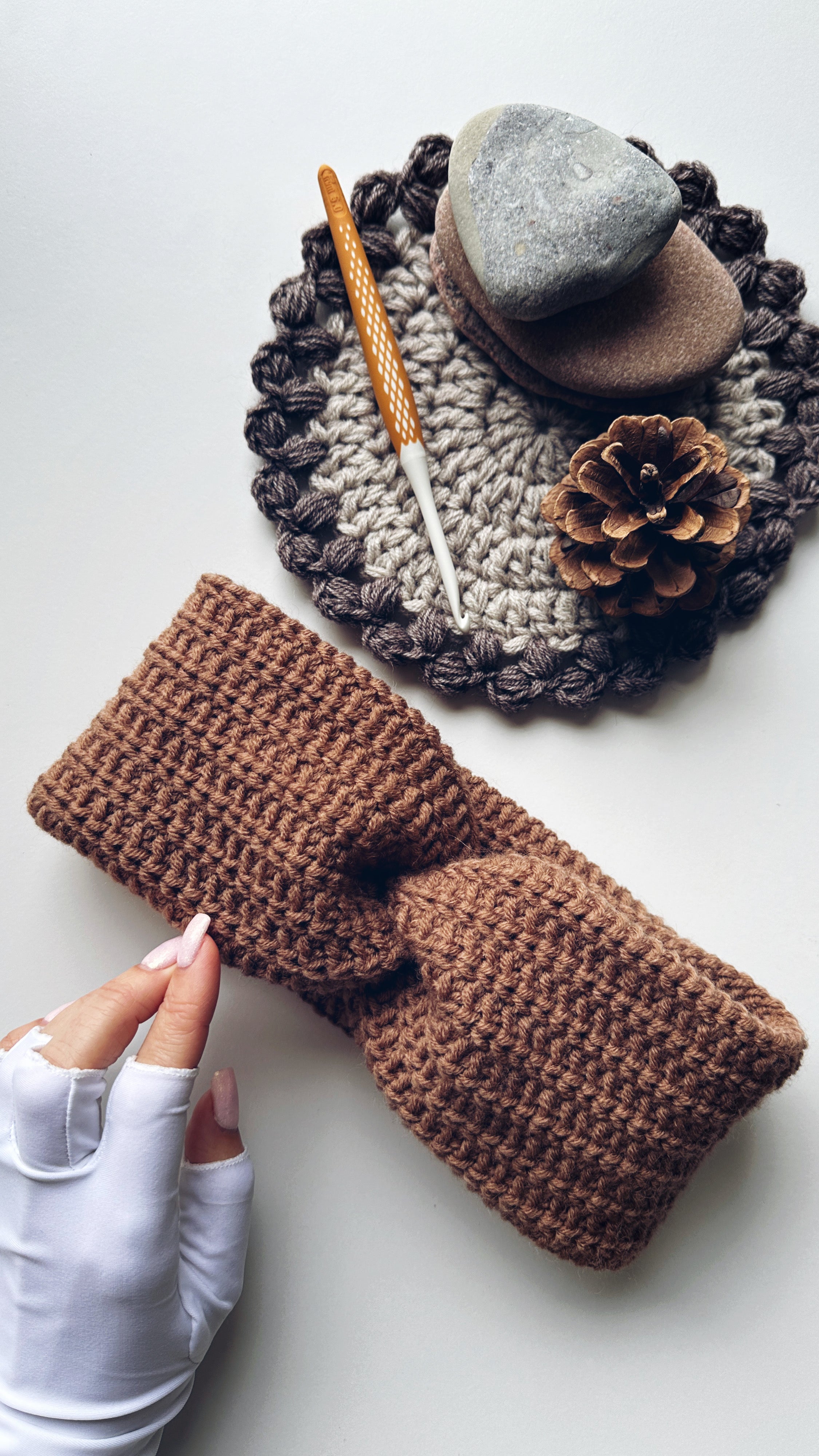 How To Crochet Knit Look Headband – TheMailoDesign