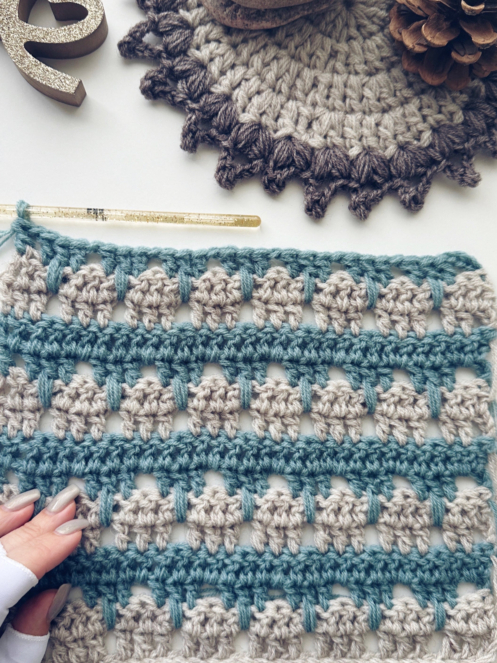 How To Crochet Spike Stitch – TheMailoDesign